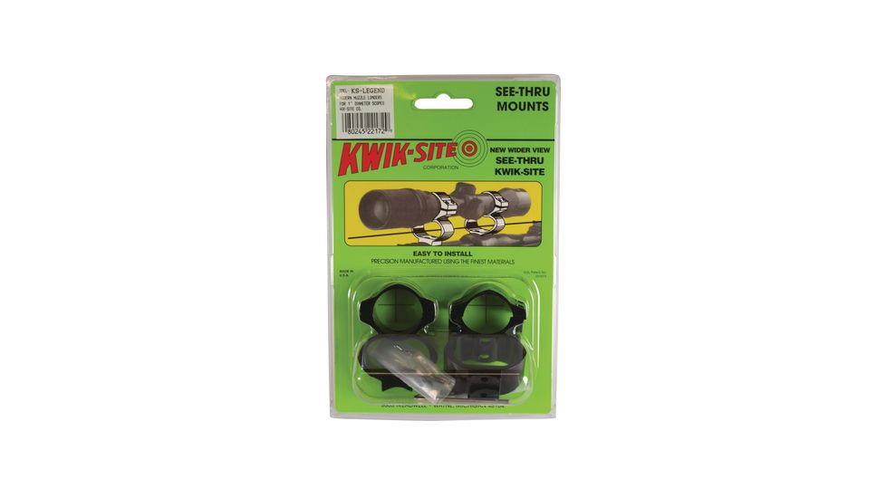 Kwik-Site See-Thru Muzzleloader Mounts Optima, Apollo Comet and ...