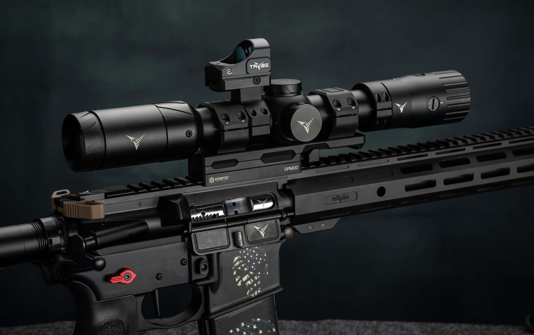 TRYBE Optics Enhancer Scope Magnification Doubler w/ Tube Mount ENHRS30 ...